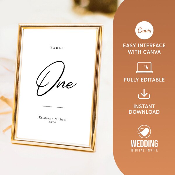 Hanging Table Numbers - Etsy