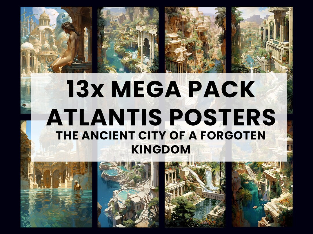 13+ MEGA PACK the Ancient City of a Forgotten Kingdom, Art Print ...