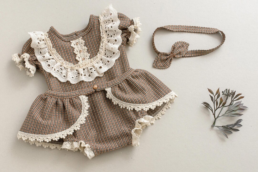 Newborn Girl Boho Outfit, Newborn Photoshoot Outfit, Baby Girl ...