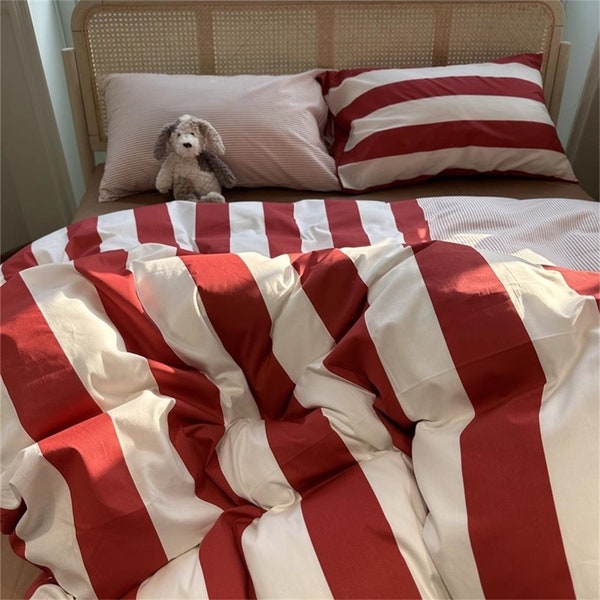 Striped Bedding - Etsy
