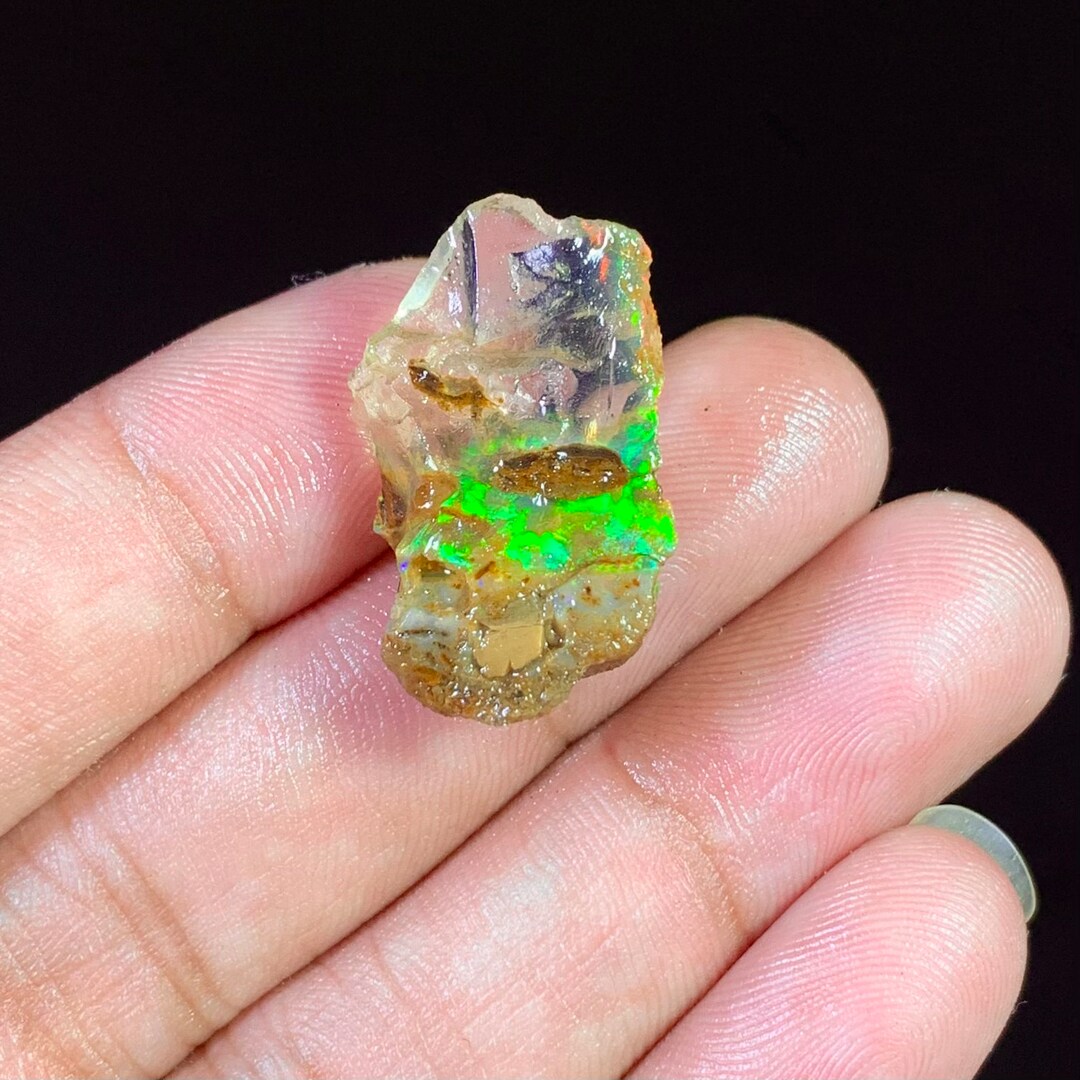 14.05 Ct, Natural Opal Raw, Ethiopian Opal Raw, Opal Raw Specimen ...