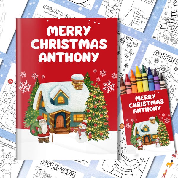 Personalized Christmas Books for Kids - Etsy