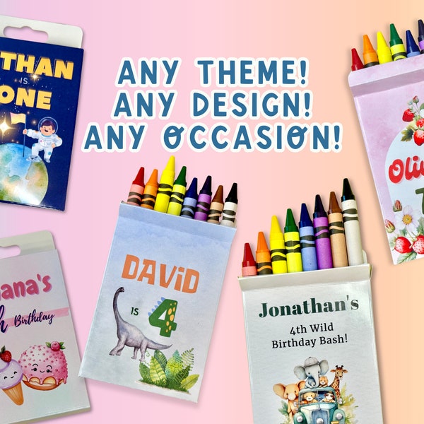 Custom Crayons - Etsy