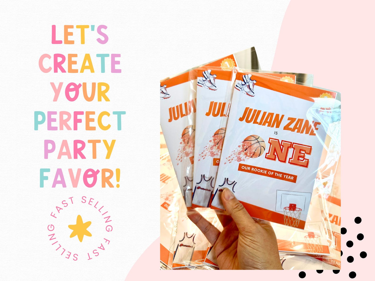 Custom Basketball Coloring Book Crayon Set - Rookie of the Year ...