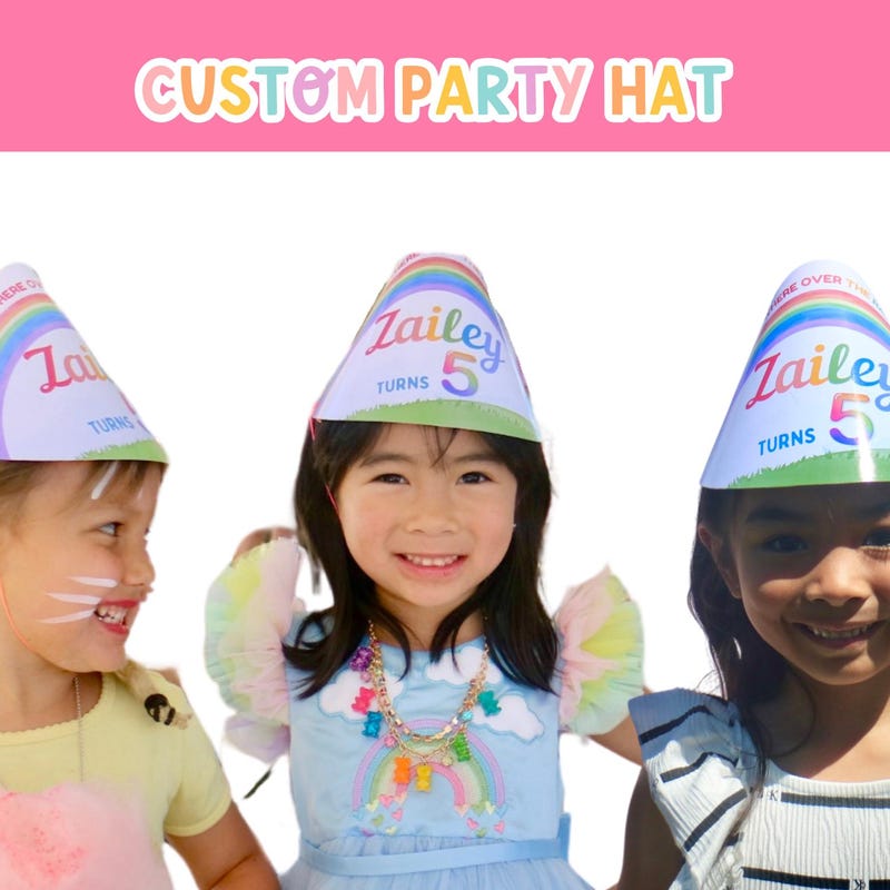 Custom Paper Party Hats - Etsy