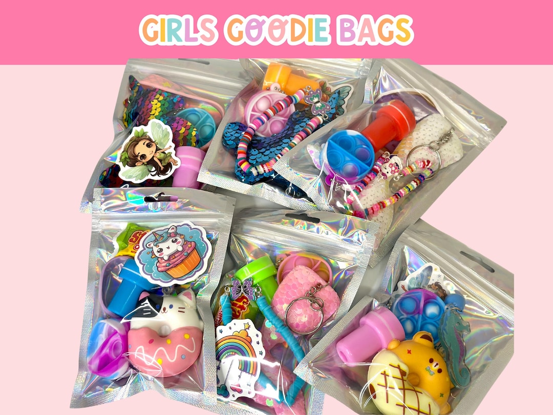 Girls Party Favor Pack, Kids Goodie Bag Set, Prefilled Thank You Gifts ...