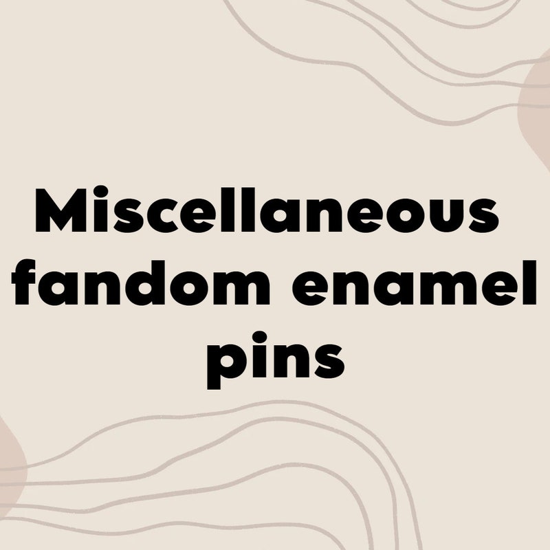 Fandom Badge - Etsy