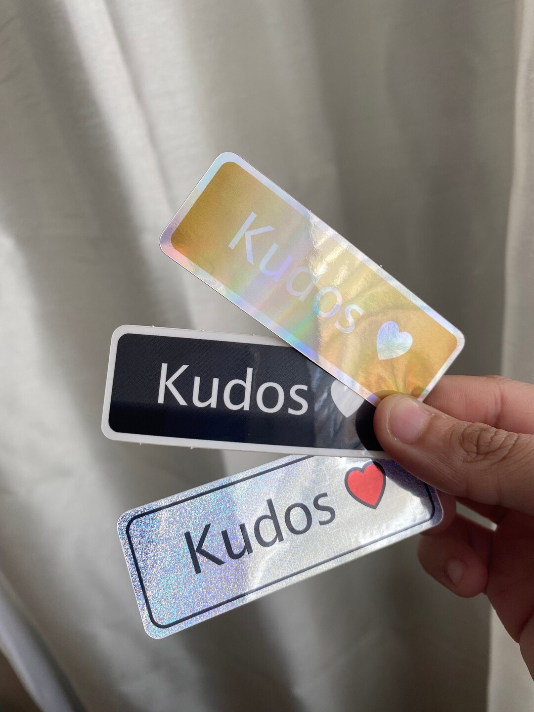Kudos! Vinyl Sticker - Etsy