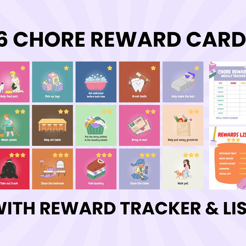 Reward Cards - Etsy