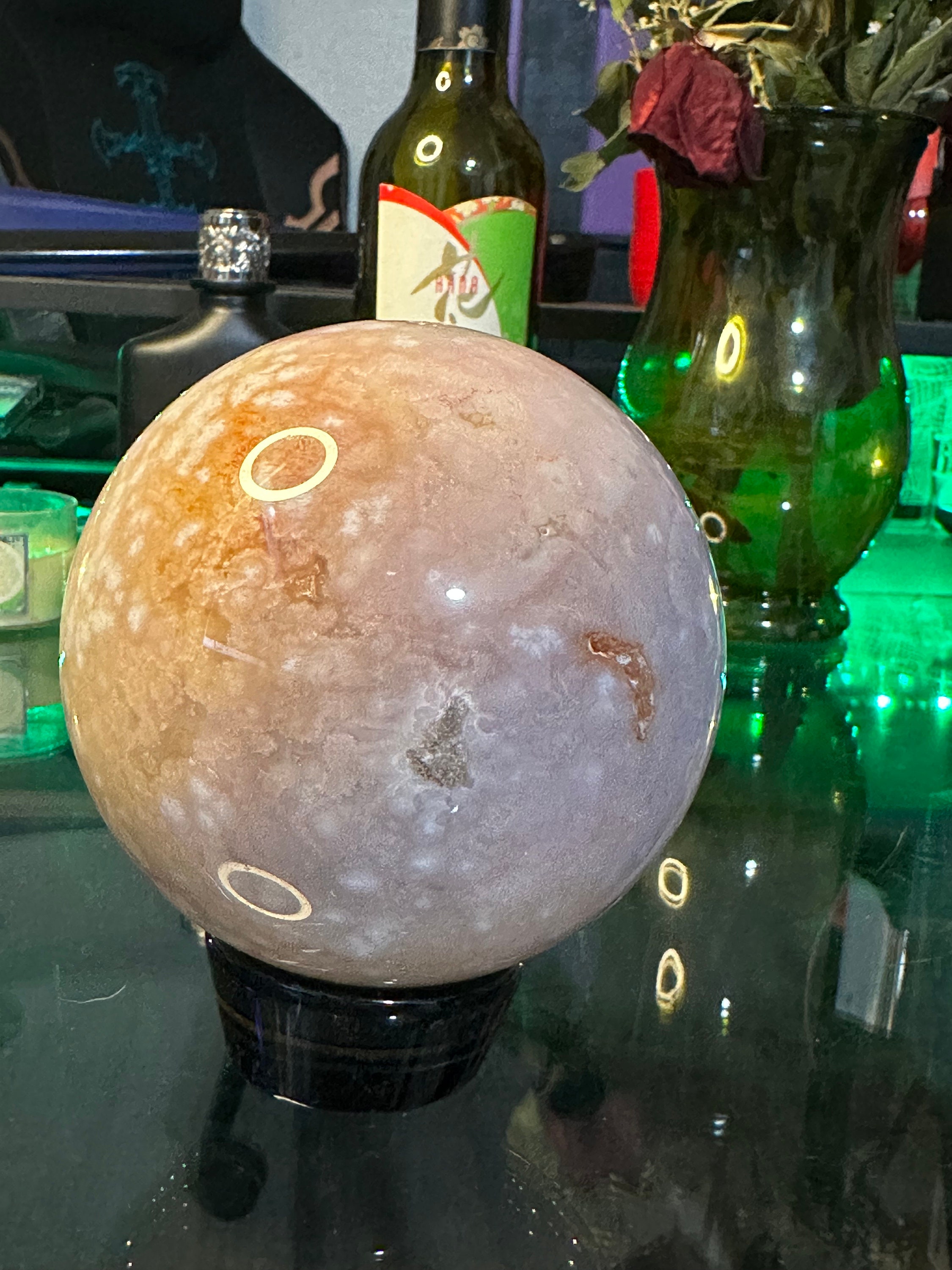 Pink Opal Sphere - Etsy