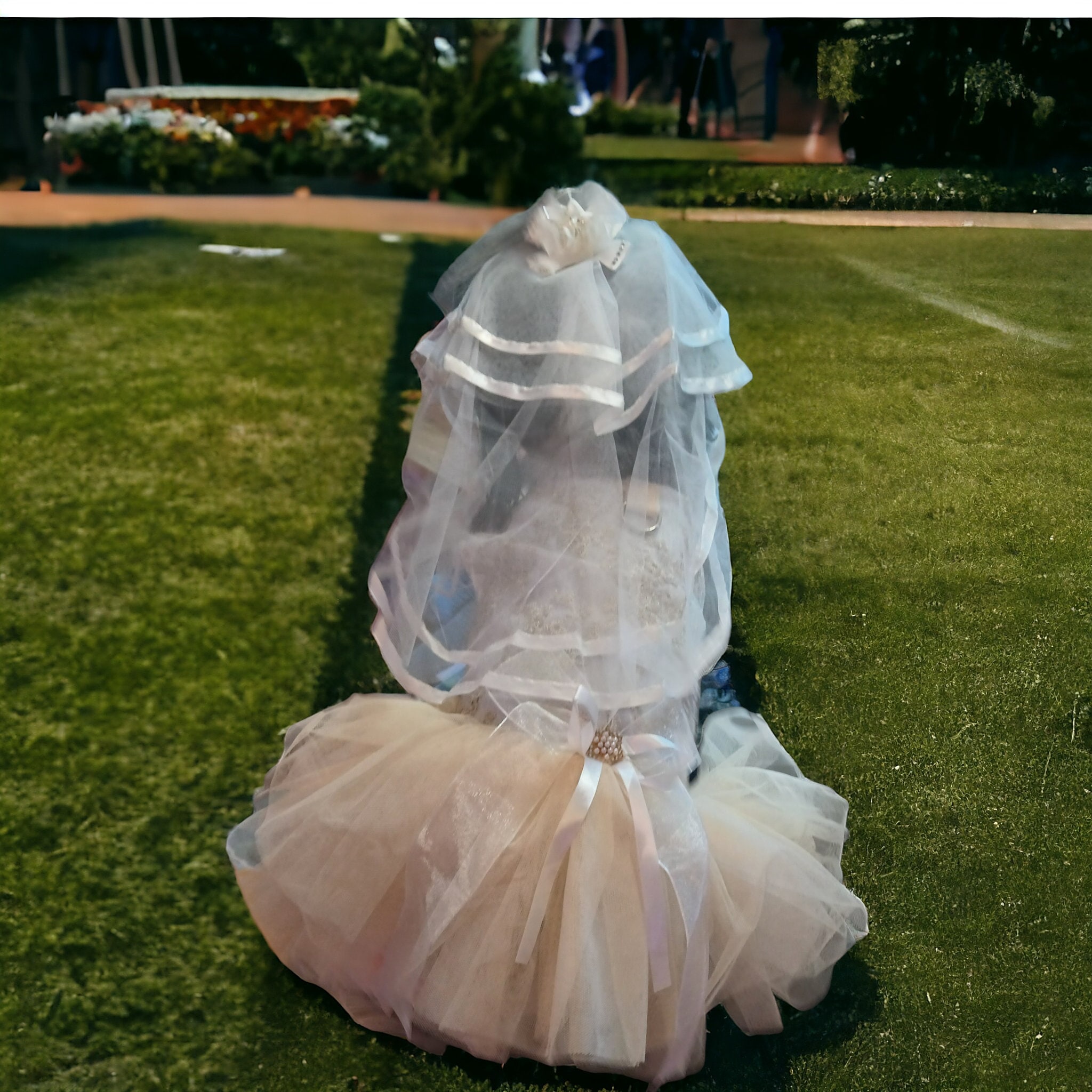 Dog Wedding Gown, Dog Wedding Dress, Dog Wedding Outfit, Dog Wedding ...