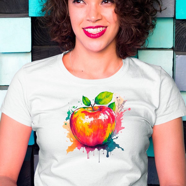 Apple T Shirt - Etsy
