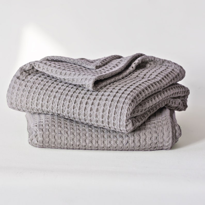 Buy Turkish Cotton Waffle Weave Towel Set, Quick Dry, Lint Free Online ...