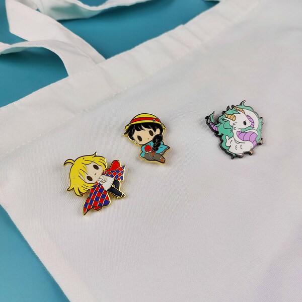 Anime Enamel Pins - Etsy