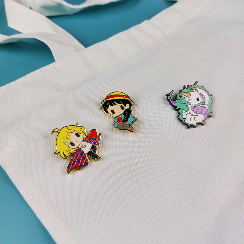 Anime Enamel Pins - Etsy