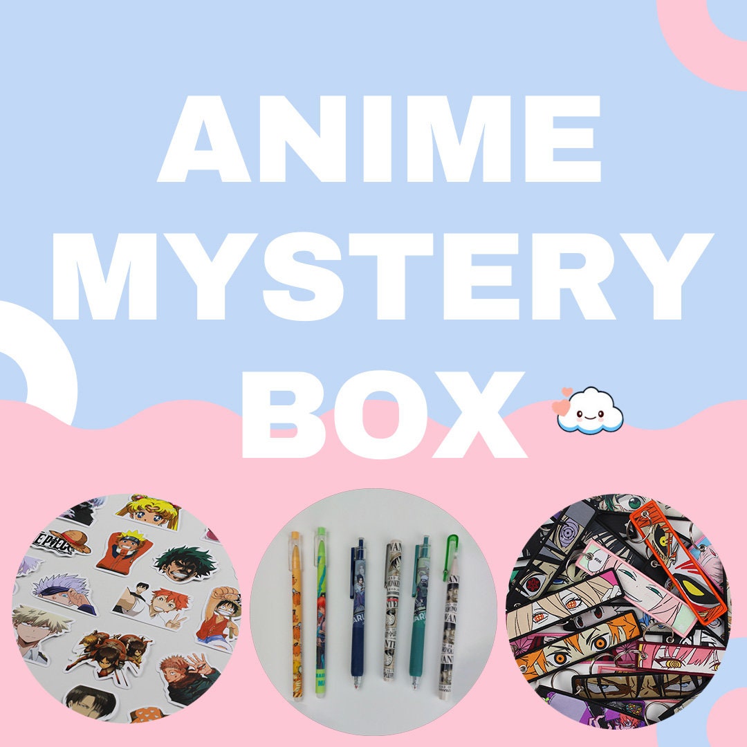 Anime Mystery Box Gift Anime Bag Anime Pen Stickers - Etsy