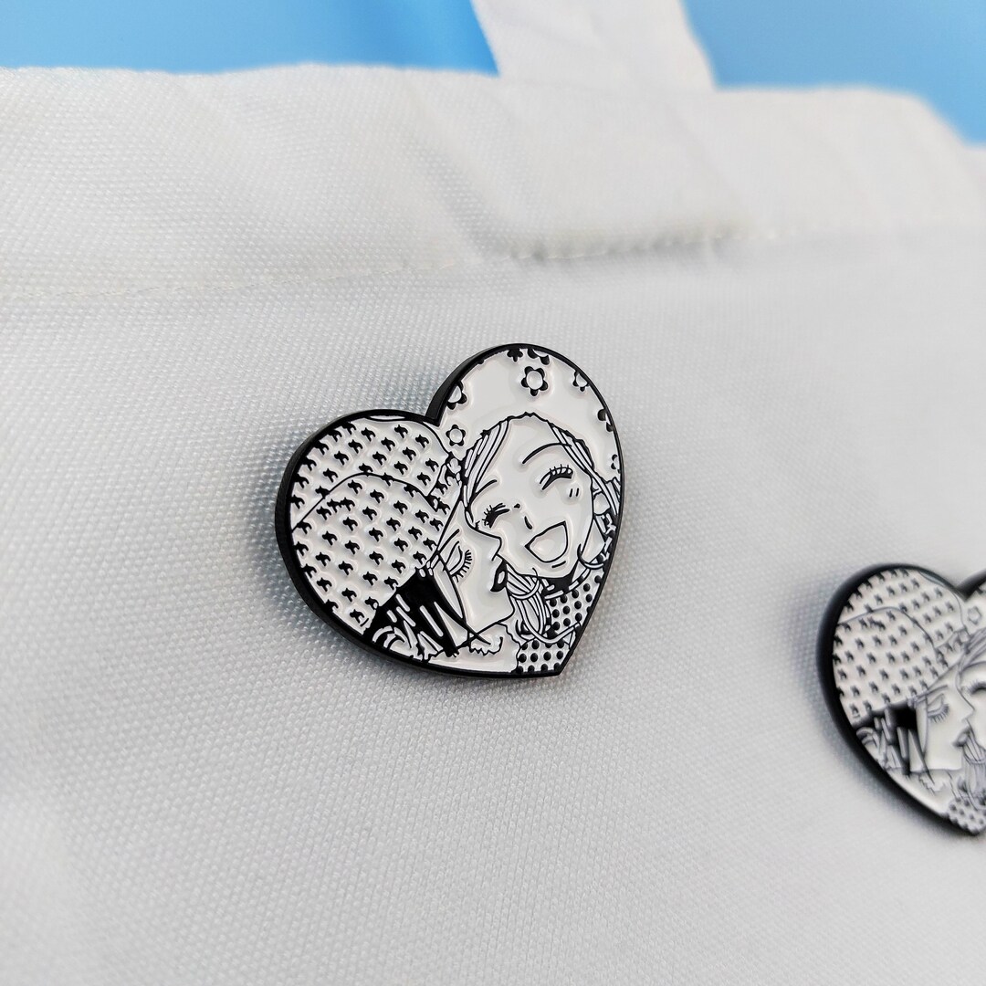 Enamel Pin Anime Brooch Etsy
