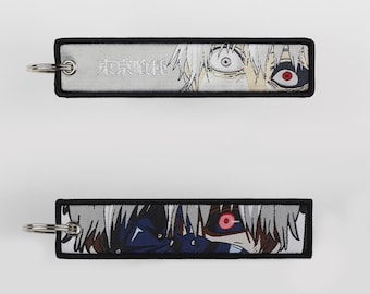 Anime Keychain Embroidered Jet Tag - Etsy