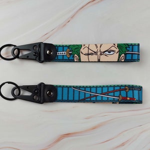 Anime Keychain / Double Sided Strap Jet Tag - Etsy