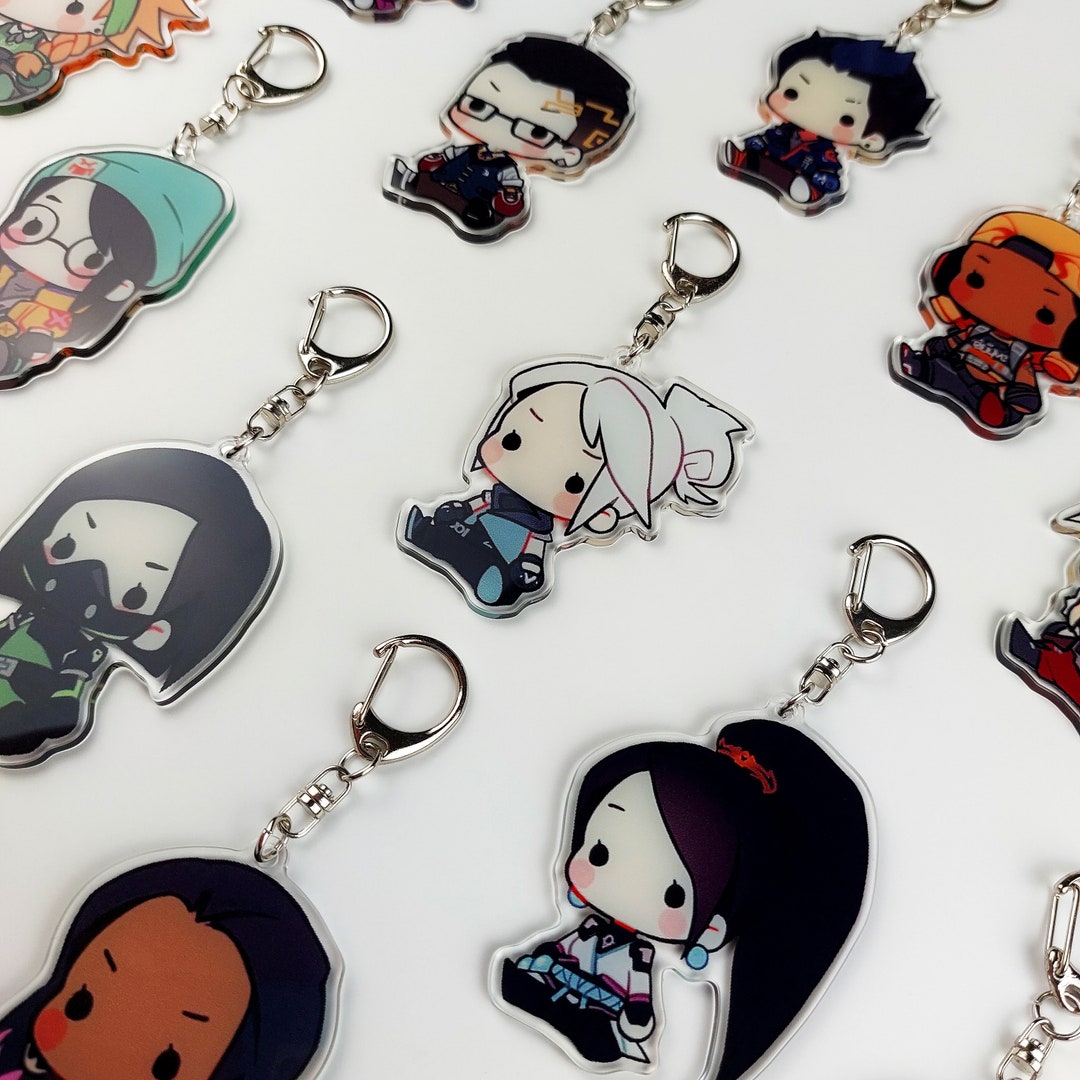Keychain Valorant Agent / Cute Charm - Etsy