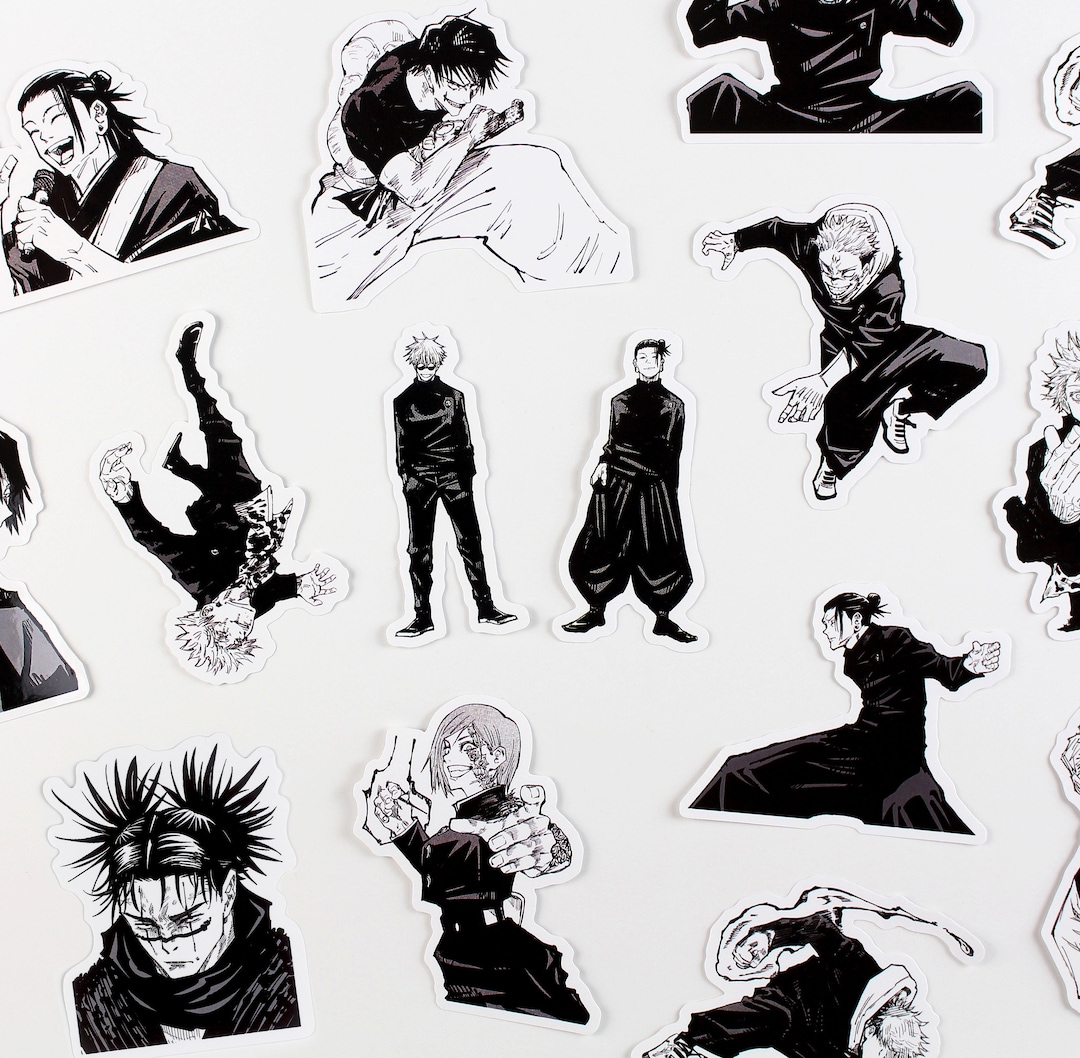 Stickers Anime Pack Phone Laptop Sticker - Etsy