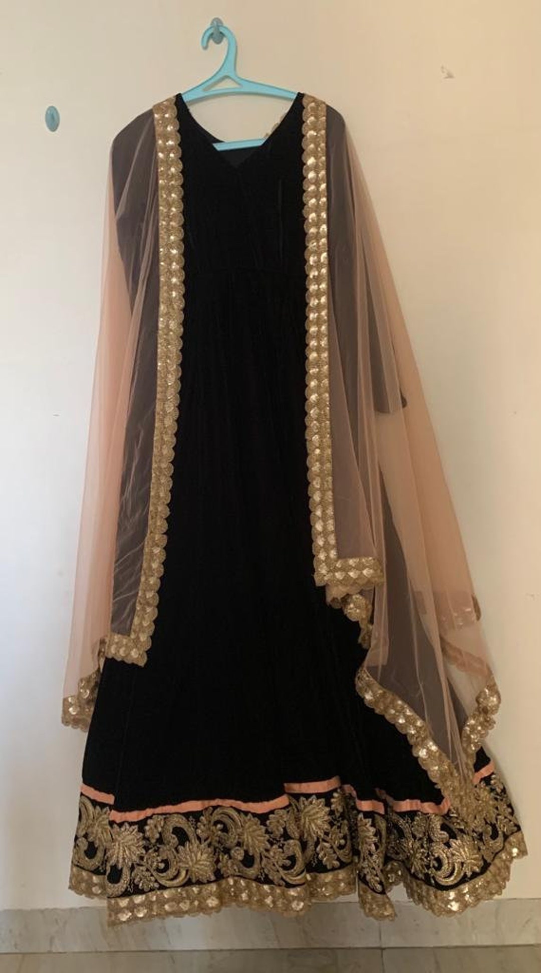 Grand Valves Anarkali Dress With Can Can for Extra Flare - Etsy