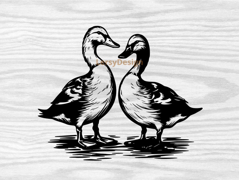 Duck Clipart Vector File Svg Instant Download Baby Duck Files for ...