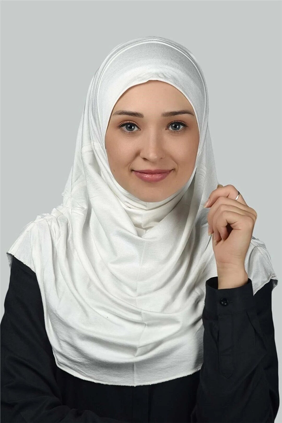 Ready to Wear Made Shawl Hijab, Ready Prayer Shawl Scarf Turban,drapped ...