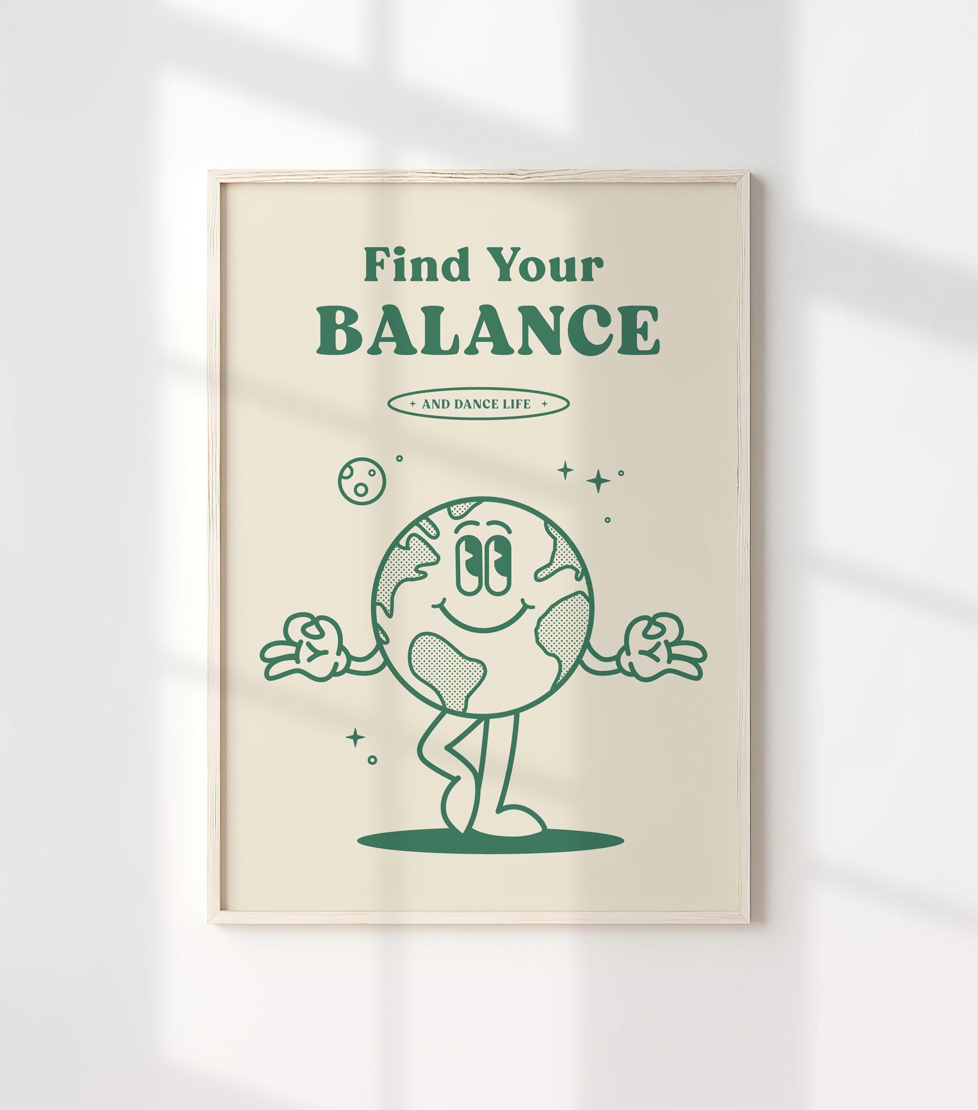 Motivational Poster, Retro Style Print, Mindful Reminder Print ...