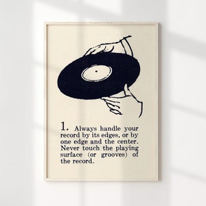 Retro Music Poster, Vinyl Record Poster, Vinyl Print, Trendy Music ...