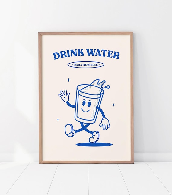 Drink Water Poster Free Printable