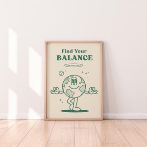 Motivational Poster, Retro Style Print, Mindful Reminder Print ...