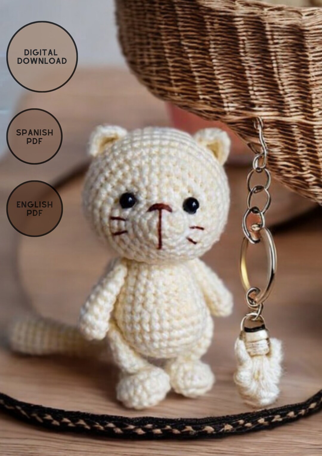 Crochet PATTERN Cat Amigurumi Tutorial PDF in English and - Etsy