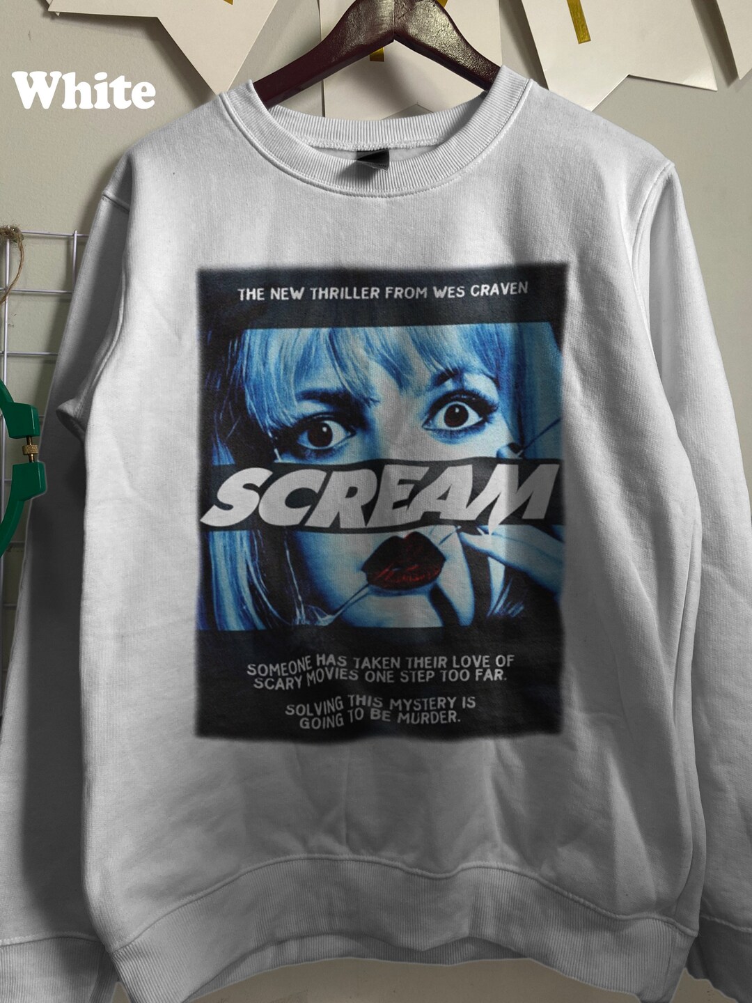 Retro Drew Barrymore Scream Shirt Scream Movie Crewneck - Etsy