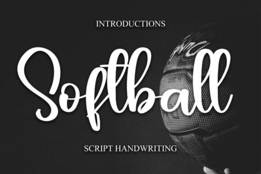 Softball Font Handwritten Font Wedding Font Modern Font - Etsy