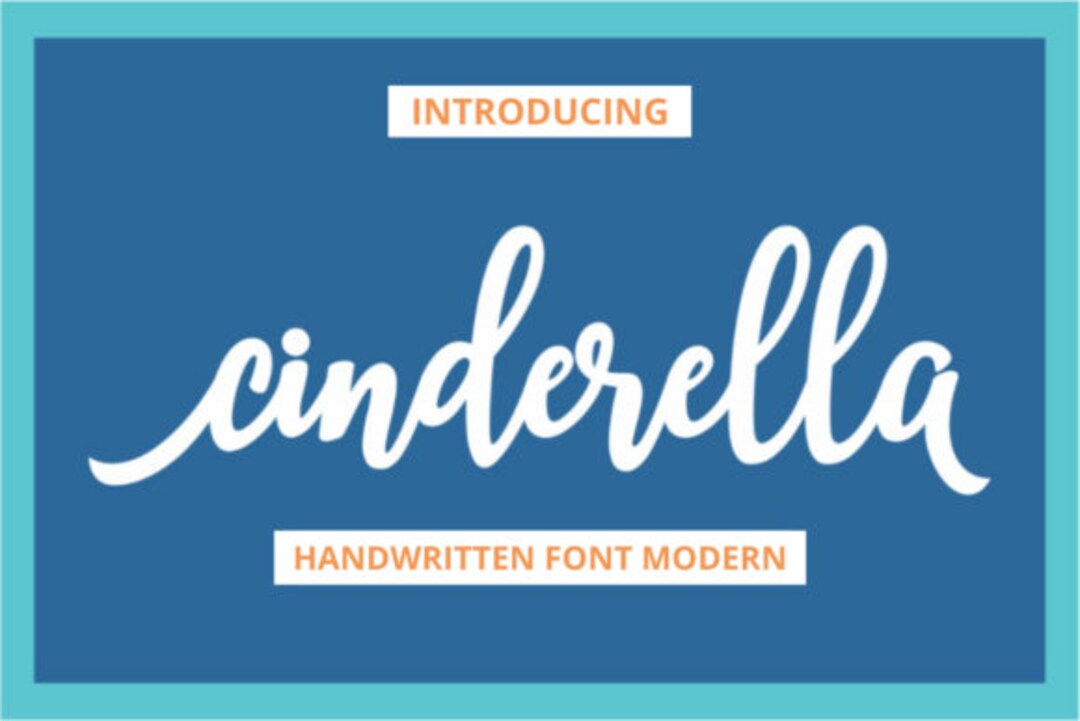 Cinderella Font Groovy Font Cricut Fonts Calligraphy - Etsy