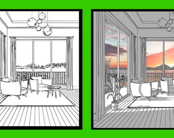 6 Digital Templates V2 for Lighting Box-stencils for Painting Light ...