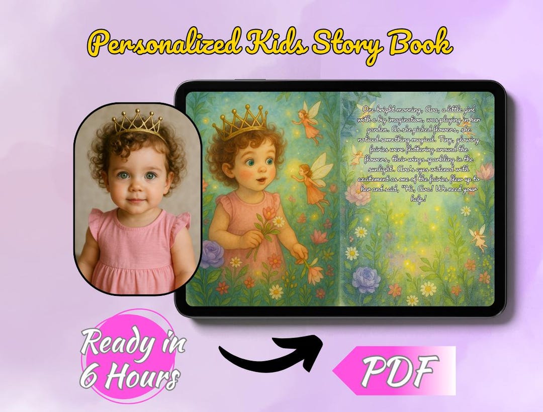 Personalized Animated Kids Storybook: Custom Video Adventure (PDF & MP4 ...