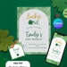 EDITABLE Shamrock Birthday Invitation Set, St. Patrick's Birthday Party ...