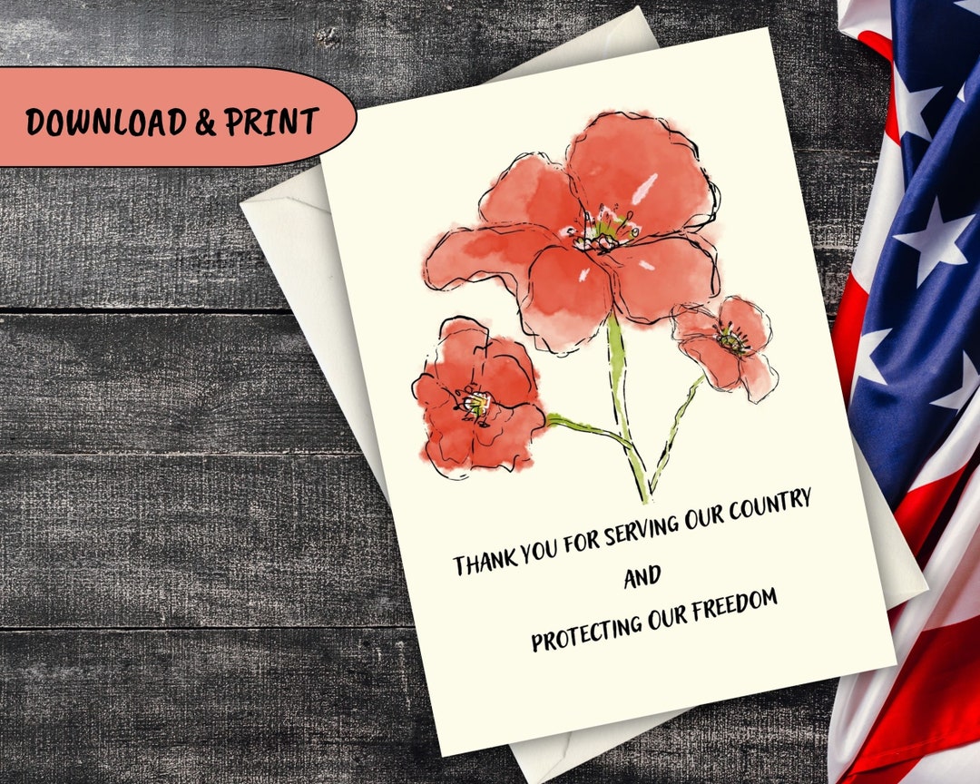 Digital Veterans Day Cards, Heroes, Memorial Day Greeting Card ...