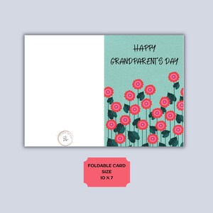 Grandparent's Day Card, Printable Grandparents Day Card, Gift for ...