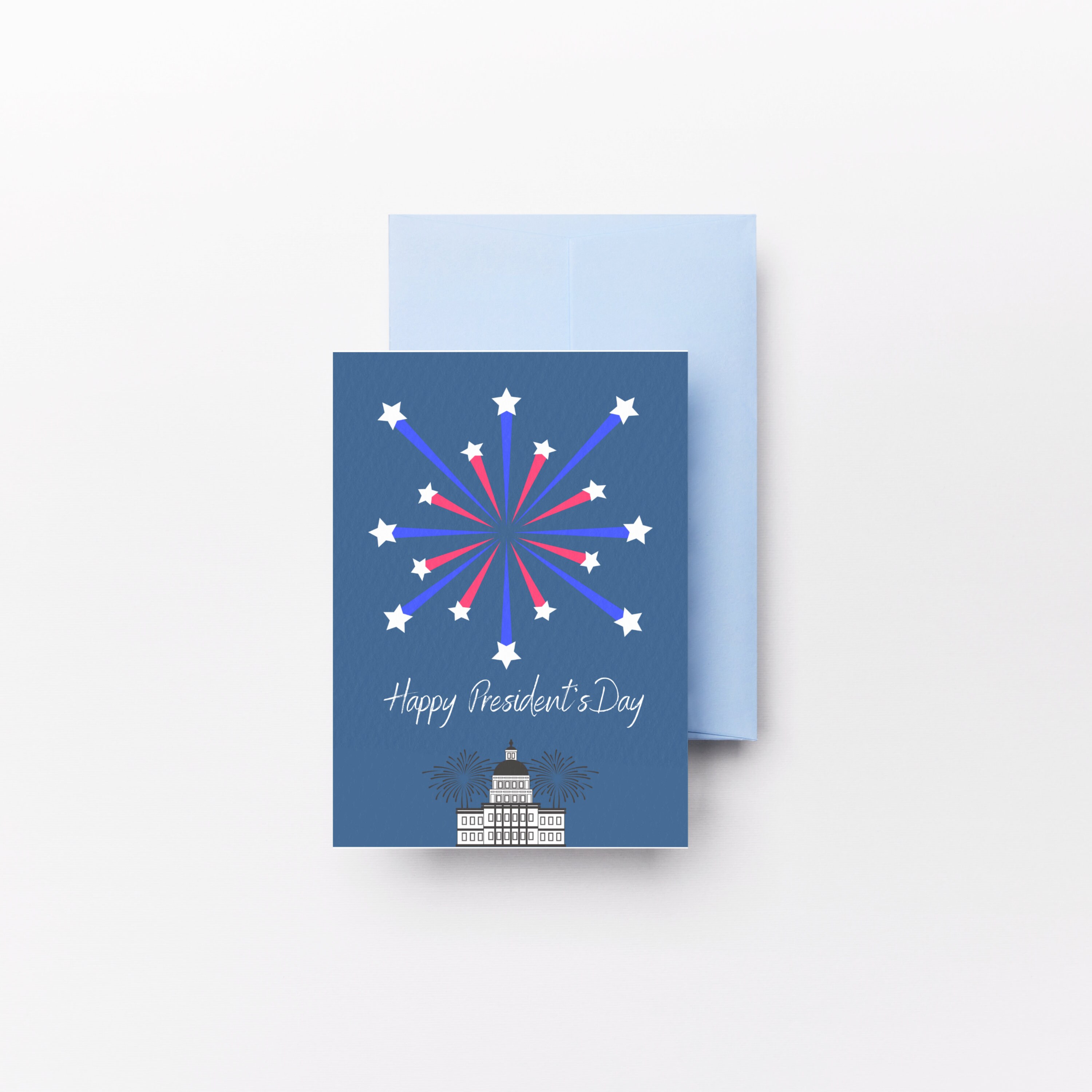 President Day Greeting Card Printable, Happy President Day, Federal ...