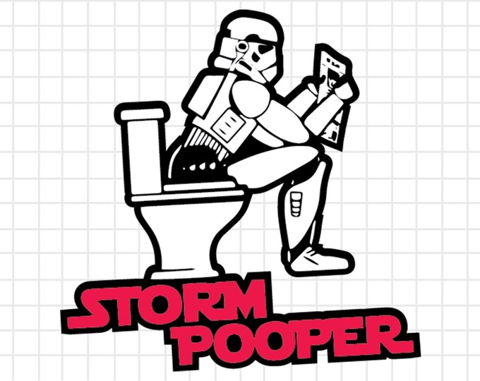 Storm Pooper SVG - Etsy