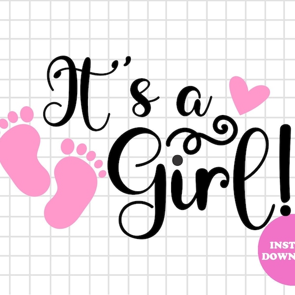 Its a Girl - Etsy