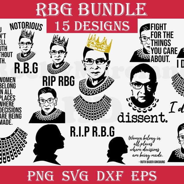 Rbg Svg - Etsy