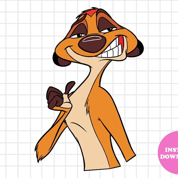 Timon Svg - Etsy