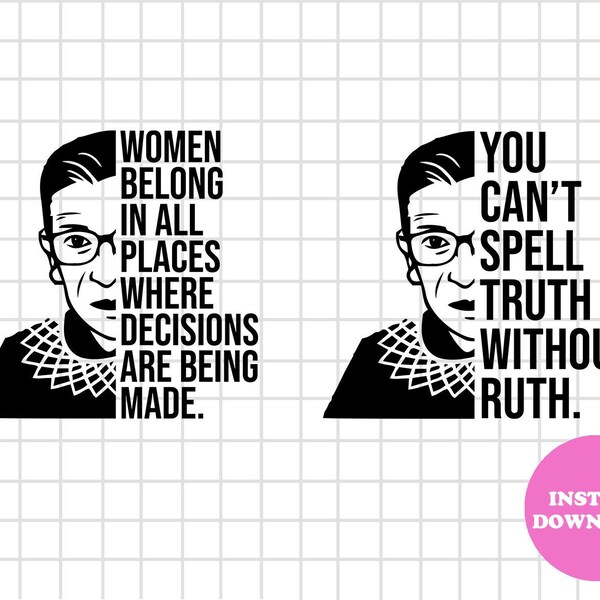 Rbg Svg - Etsy