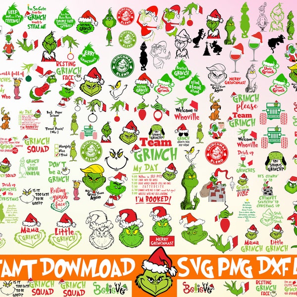 Der grinch png - Etsy Schweiz