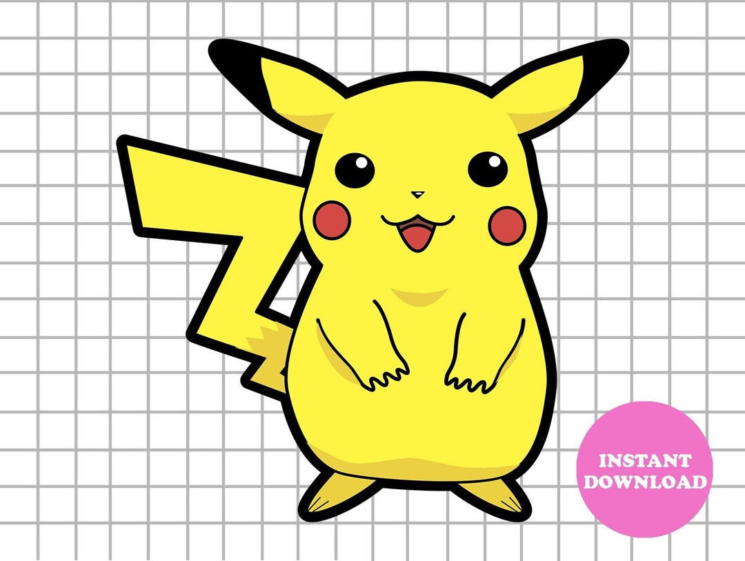 Pika Svg Layered ,clipart, Cricut, Digital Vector Cut File, Svg, Png ...