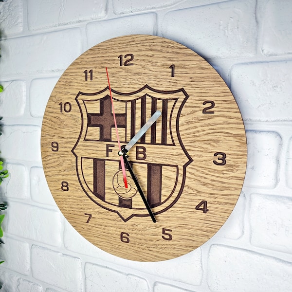 Barcelona Wood Clock - Etsy